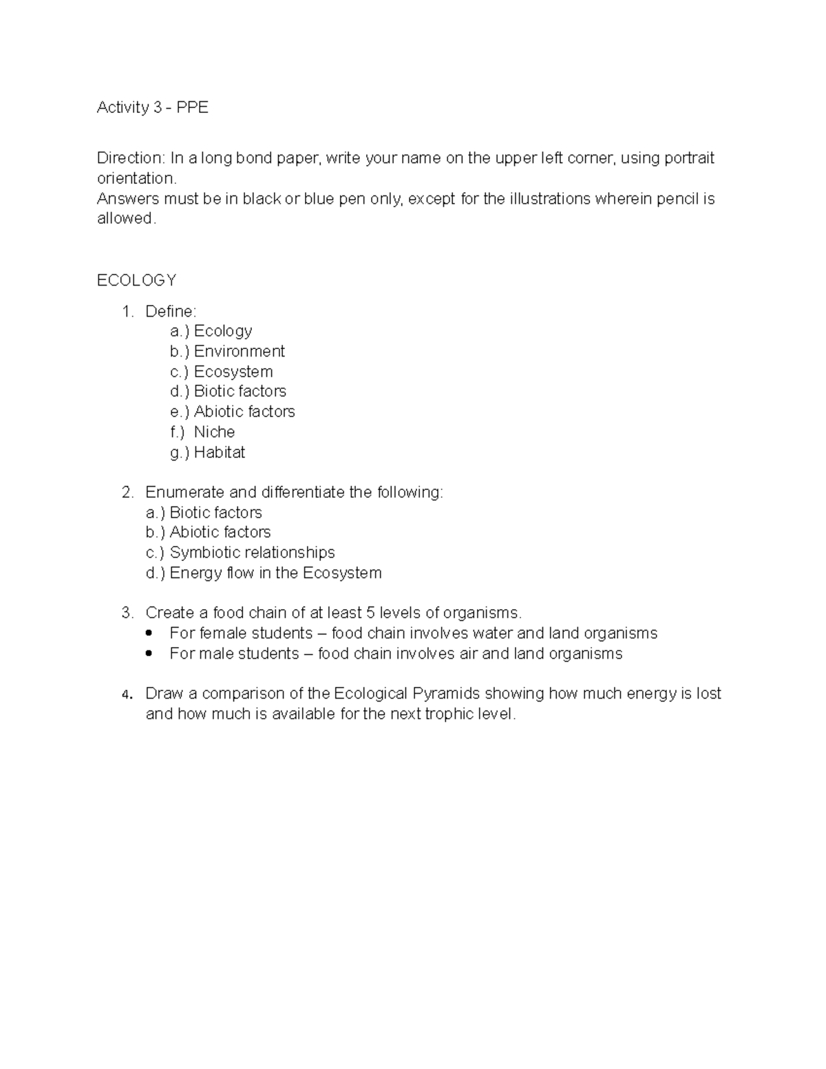 SPA-Activity-3 - Act.3 - Activity 3 - PPE Direction: In a long bond ...