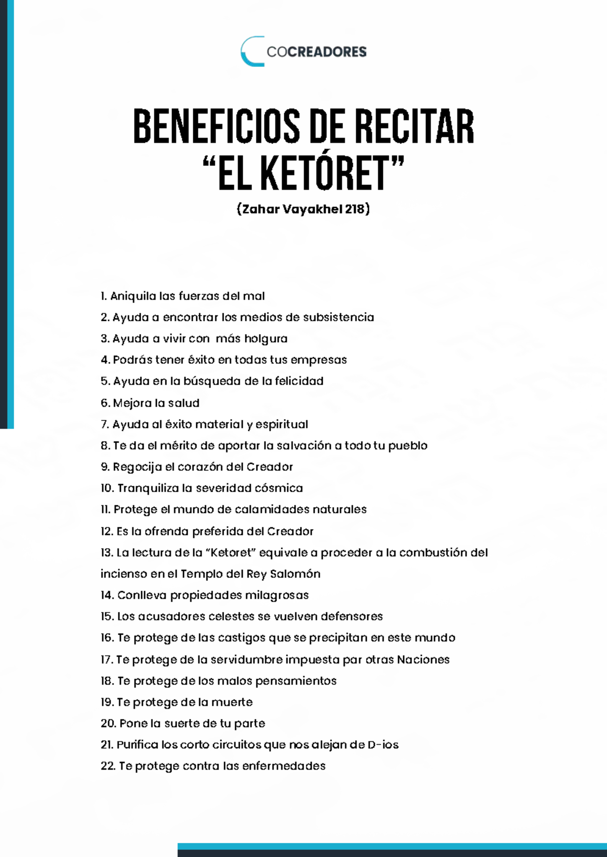 Ketoret: Importancia y Beneficios de su Recitación - Studocu