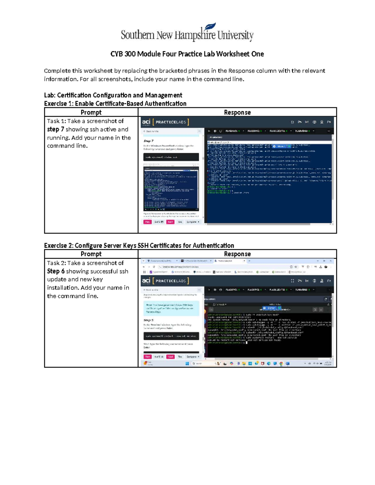 CYB 300 Module Four Practice Lab Worksheet One Jonathan Bryant - CYB ...