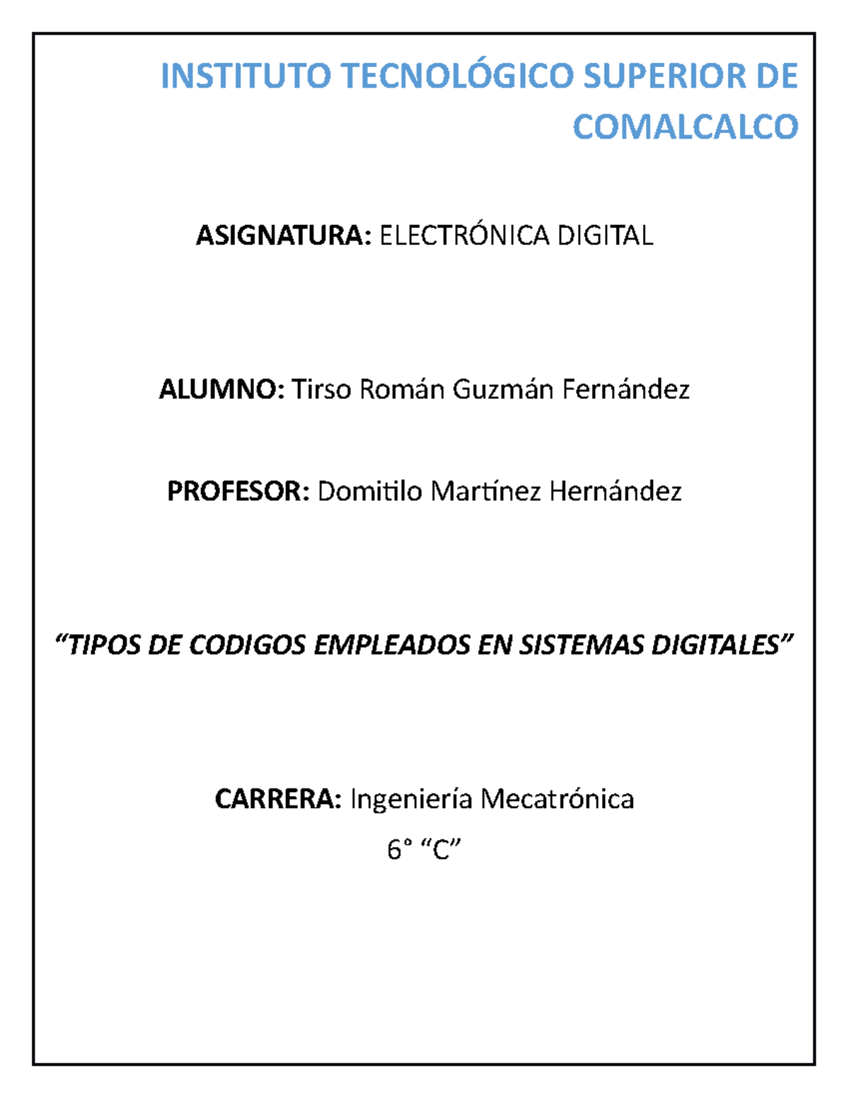 Tipos de Códigos Digitales - Electrónica Digital (ELECTRÓNICA 101 ...
