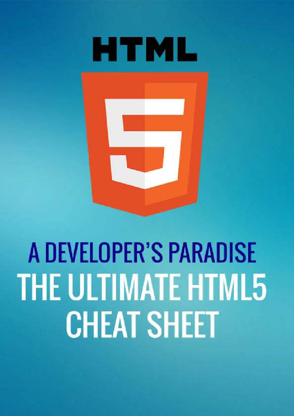 HTML5 - The Ultimate Cheat Sheet for Basic Tags and Structure - Studocu