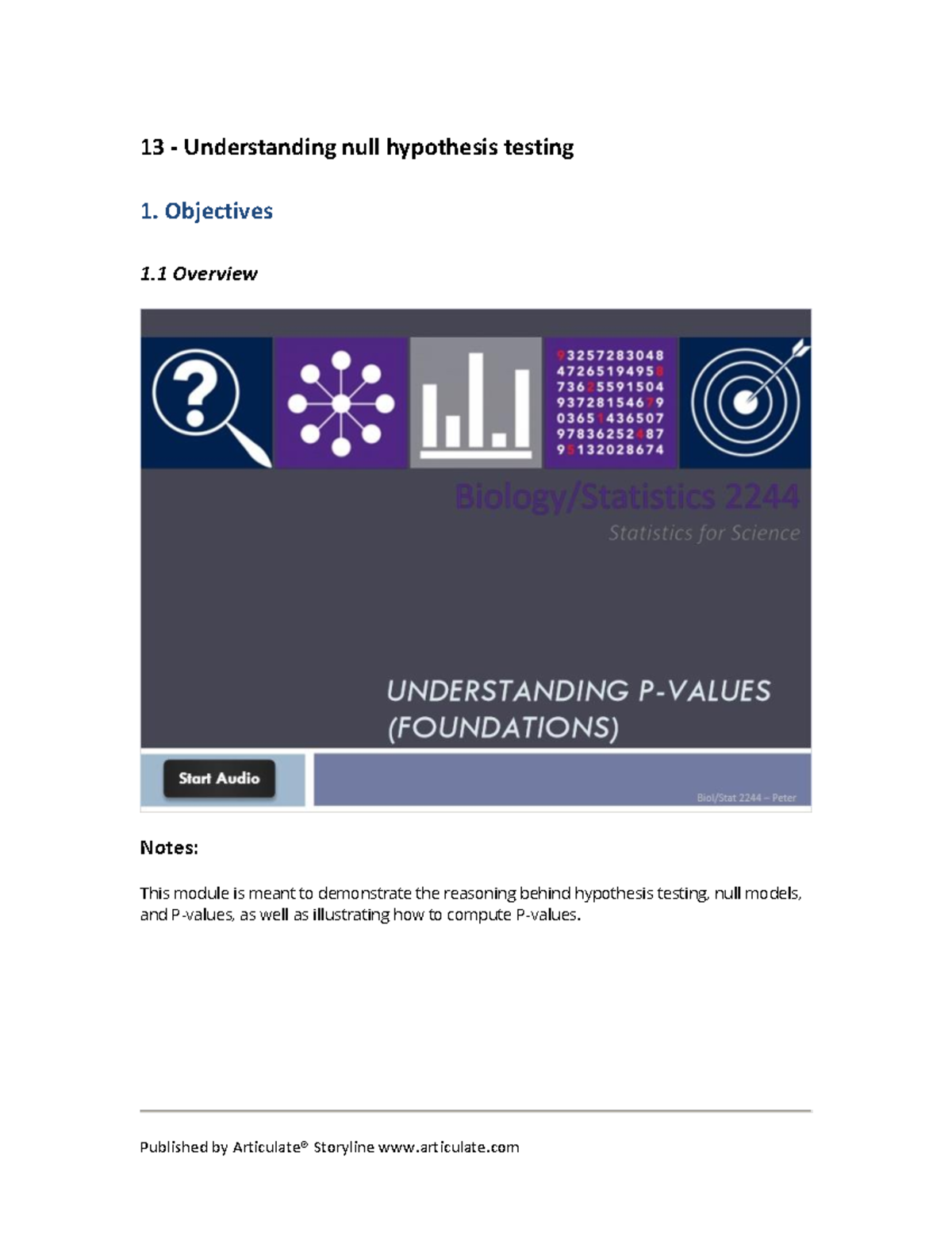13 - Understanding Null Hypothesis Testing: Key Concepts and Examples ...