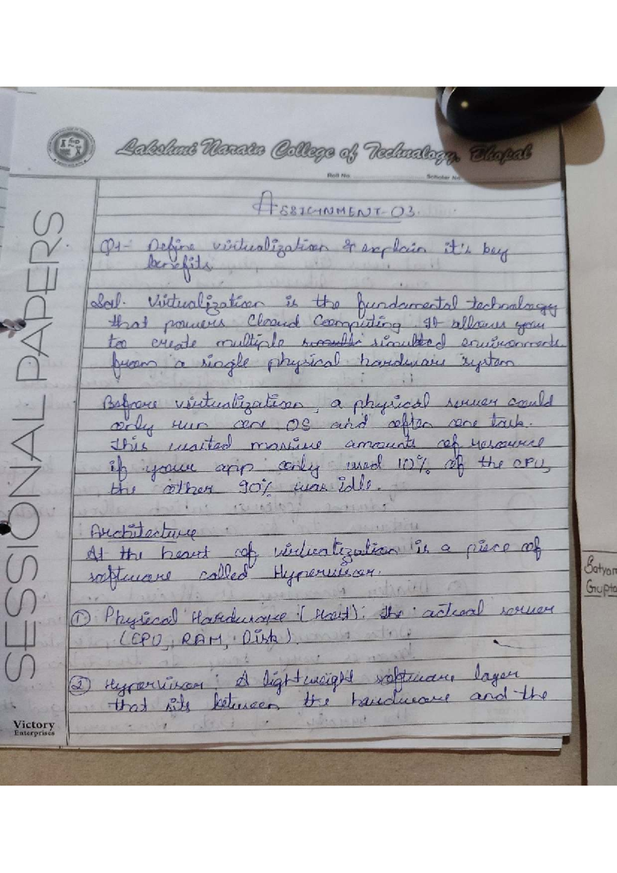CC Assignment: Virtualization Concepts and Vulnerability Assessment ...