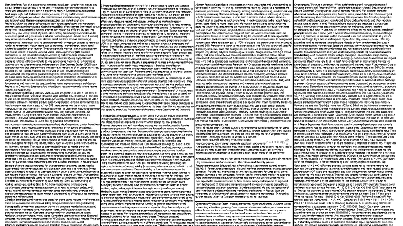 IT Notes: User Interface, Cryptography, and Human Factors Overview ...