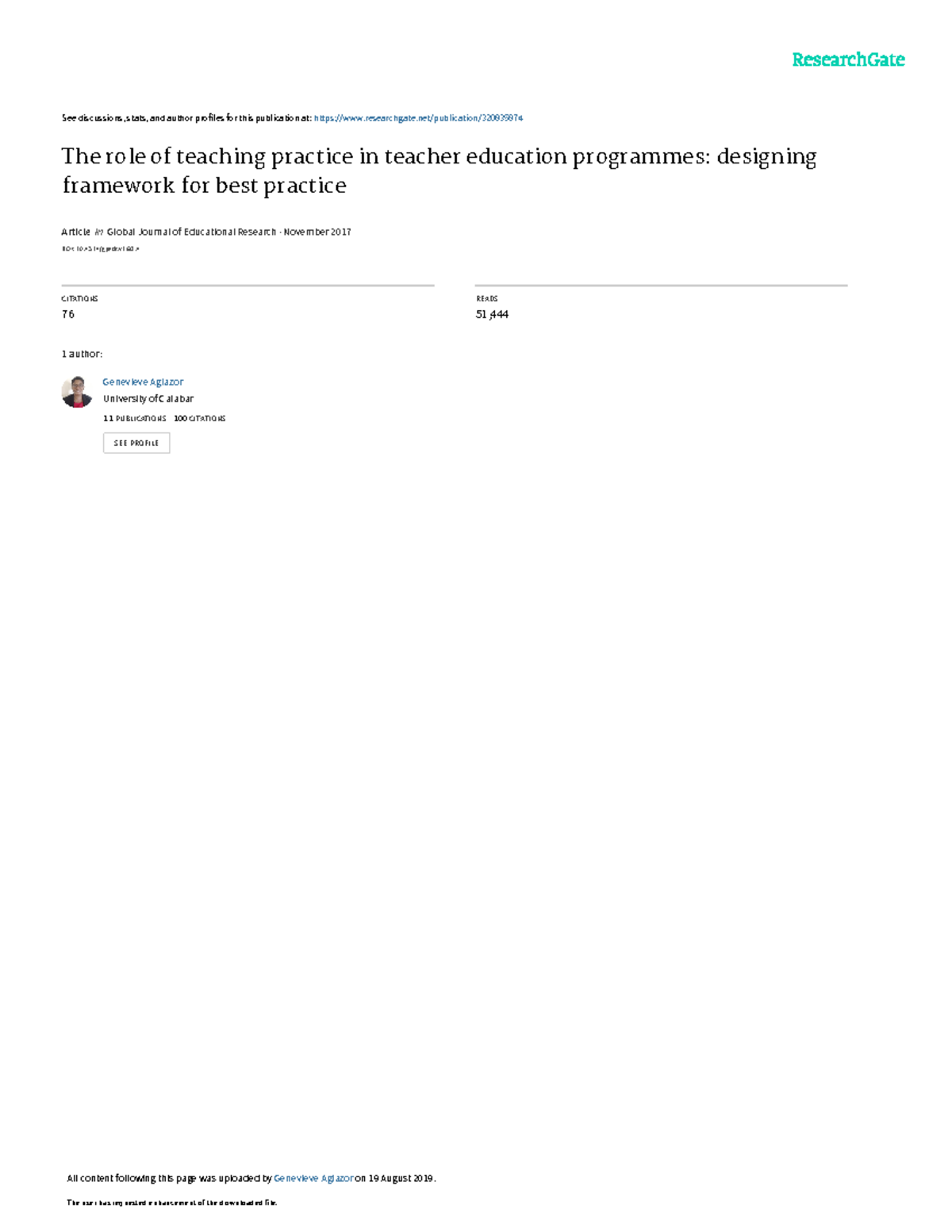 Teaching Practice Framework in Teacher Education: Best Practices ...