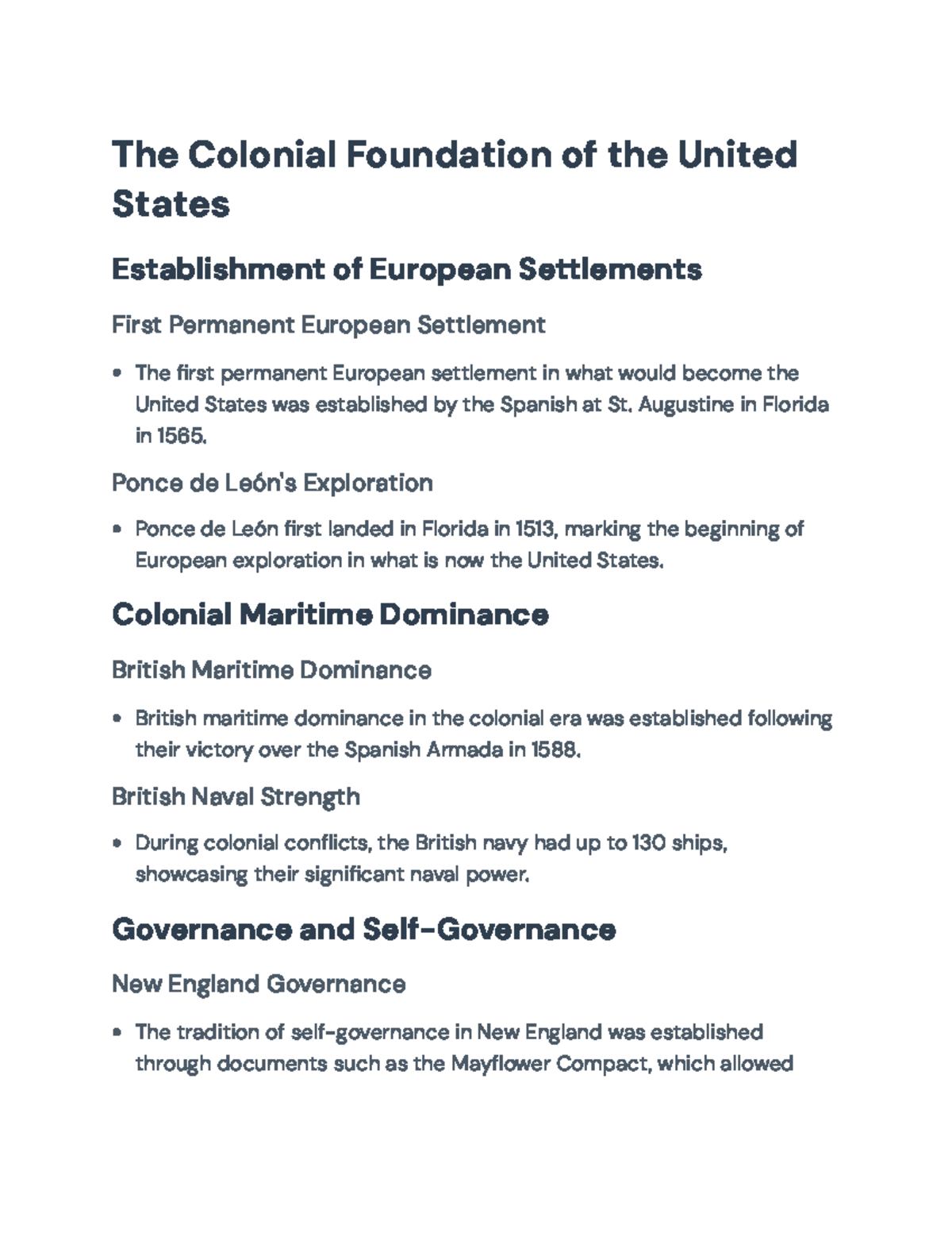 Colonial America: Governance, Economy, and Social Structures Overview ...