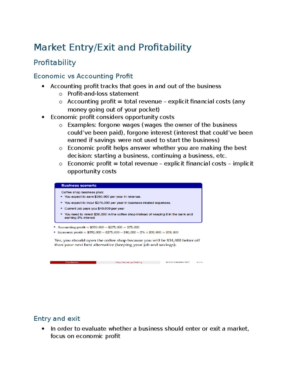 Market Entry and Exit Strategies: Understanding Profitability Dynamics ...