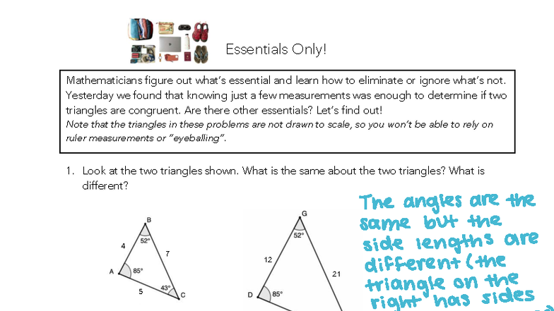 Lesson 4.9: Triangle Congruence Essentials & Proofs Explained - Studocu
