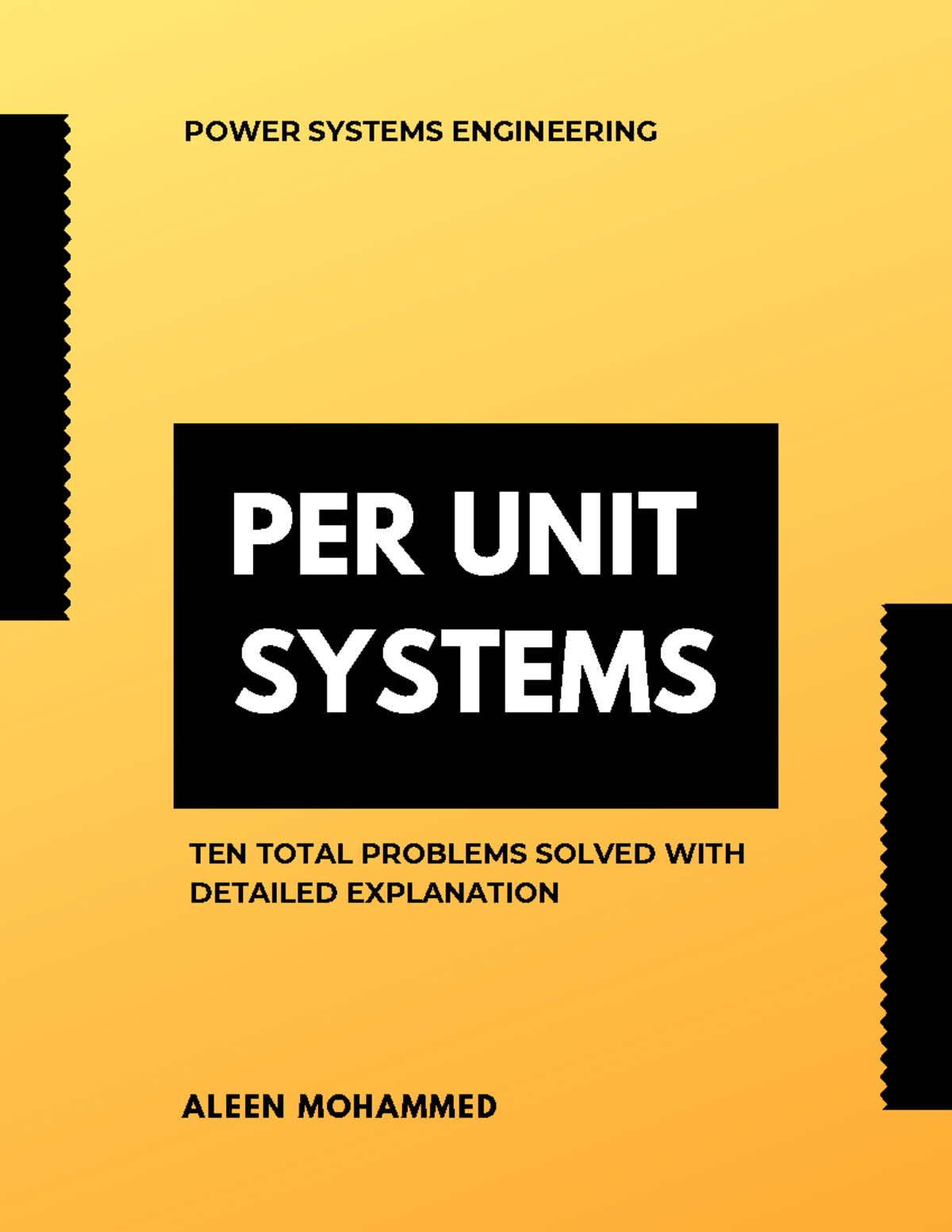 Power Systems Engineering - Per Unit Systems Notes (PU) - Studocu