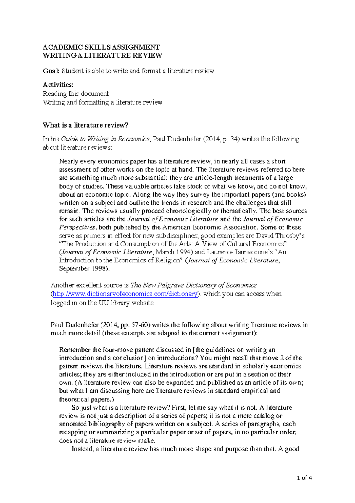 BL PEp G - Comprehensive Guide to Writing a Literature Review - Studeersnel