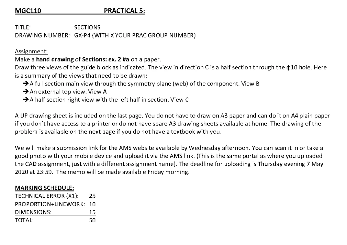 Orthographic Lecture Notes - MGC 110 - MGC Lecture 3 Orthographic 1 ...