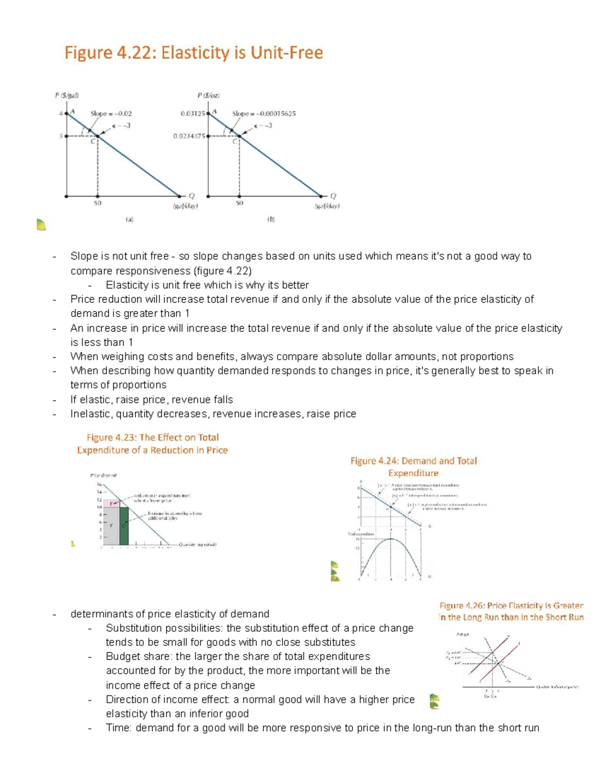 Microeconomic Theory: Chapter 4 & 5 Notes (Part 2) - Studocu