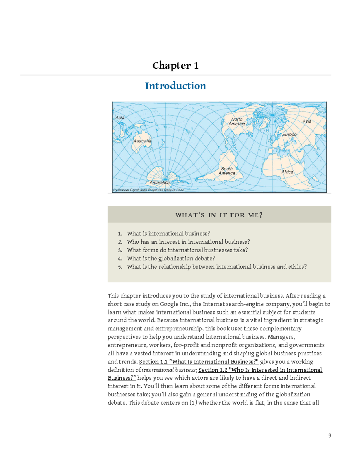 Chapter 1: Introduction to International Business and Trade (IBT 101 ...