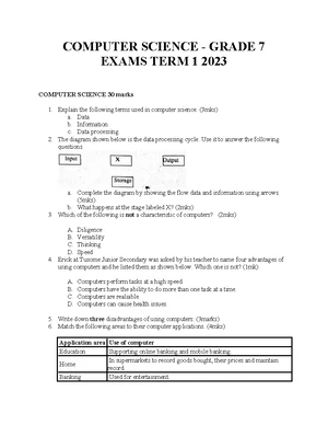 Grade 7 English Handout: Term 3 Language Concepts 2023-2024 - Studocu