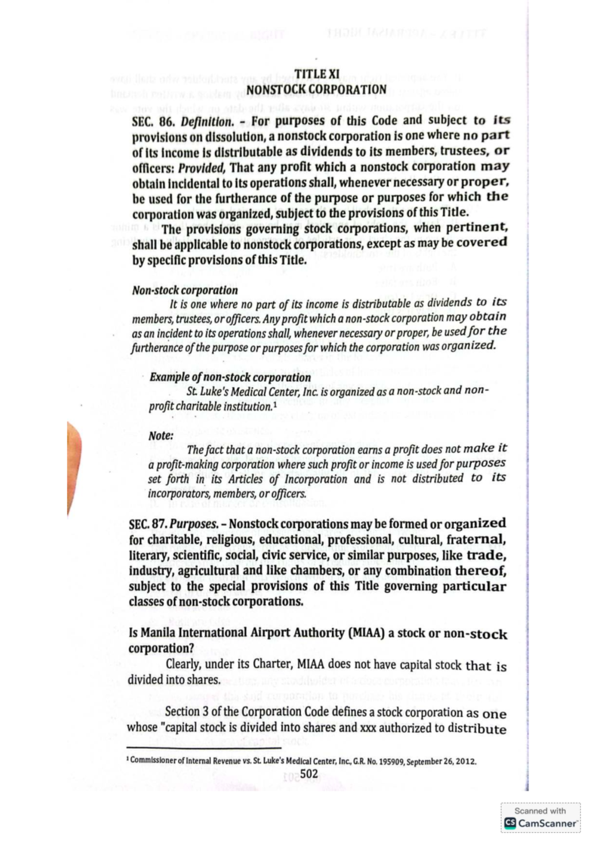 Title XI Nonstock Corporation: Definition, Purposes, and ...