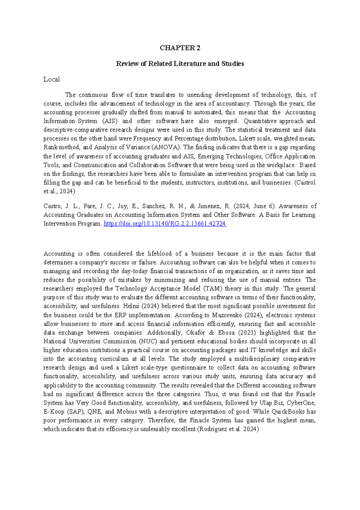 Chapter-2 - This is for study purposes - CHAPTER 2 Review of Related ...