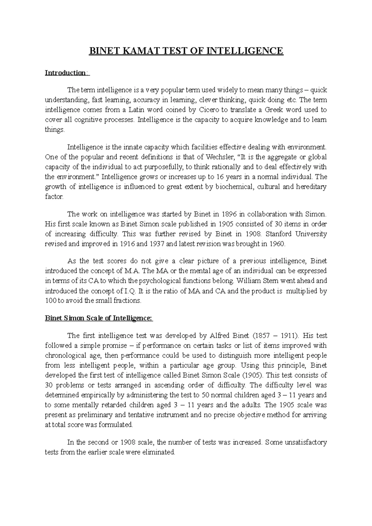 VSMS - VSMS administration - Introduction Vineland Social Maturity ...