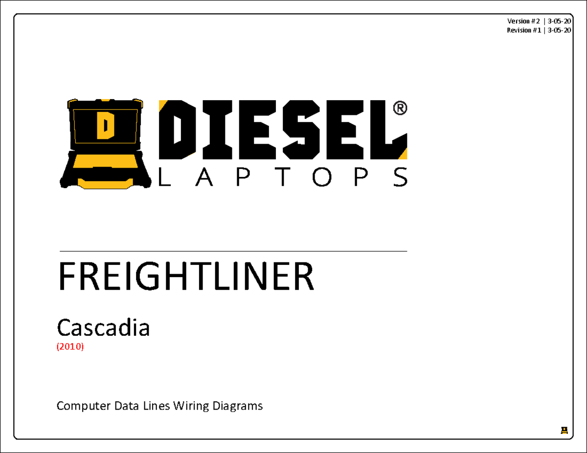 FREIGHTLINER Cascadia (2010) Wiring Diagrams: Data Lines Overview - Studocu