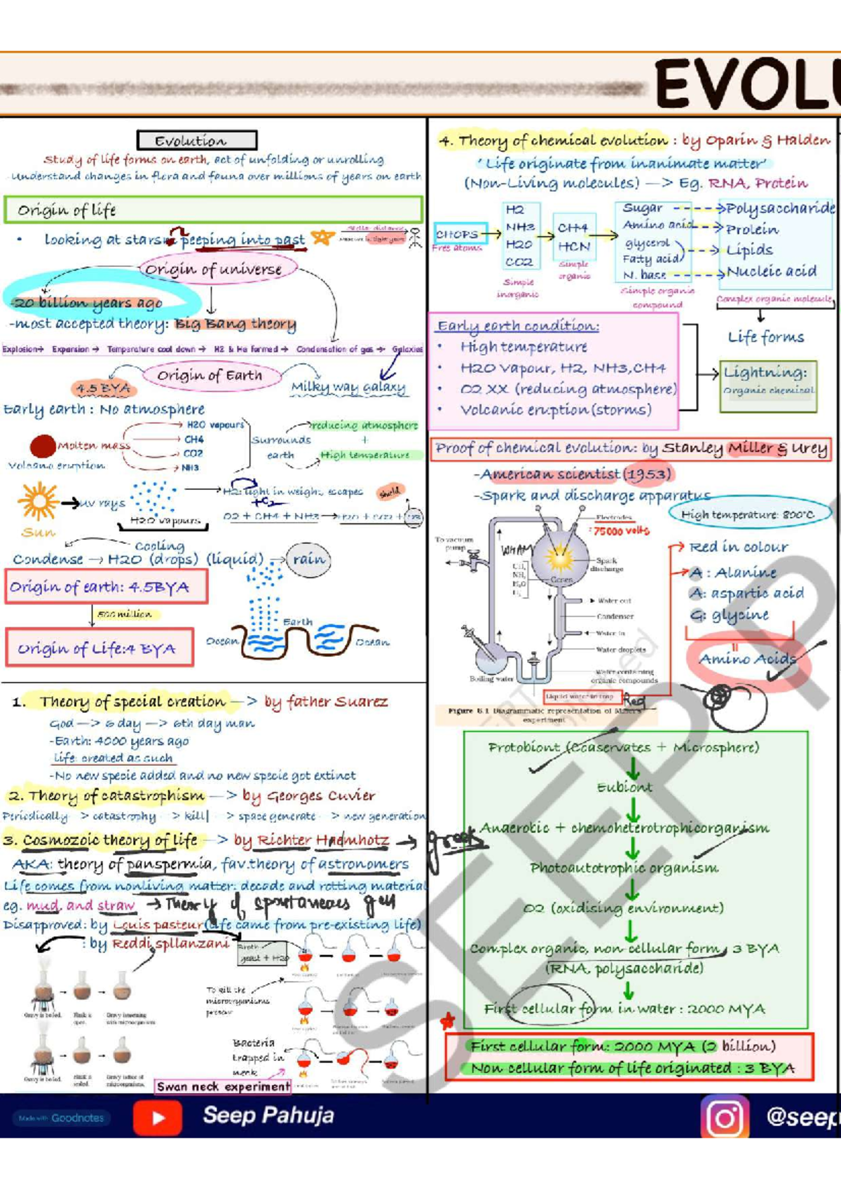 EVOL 4. Theory of Chemical Evolution and Evidence of Life's Origin ...