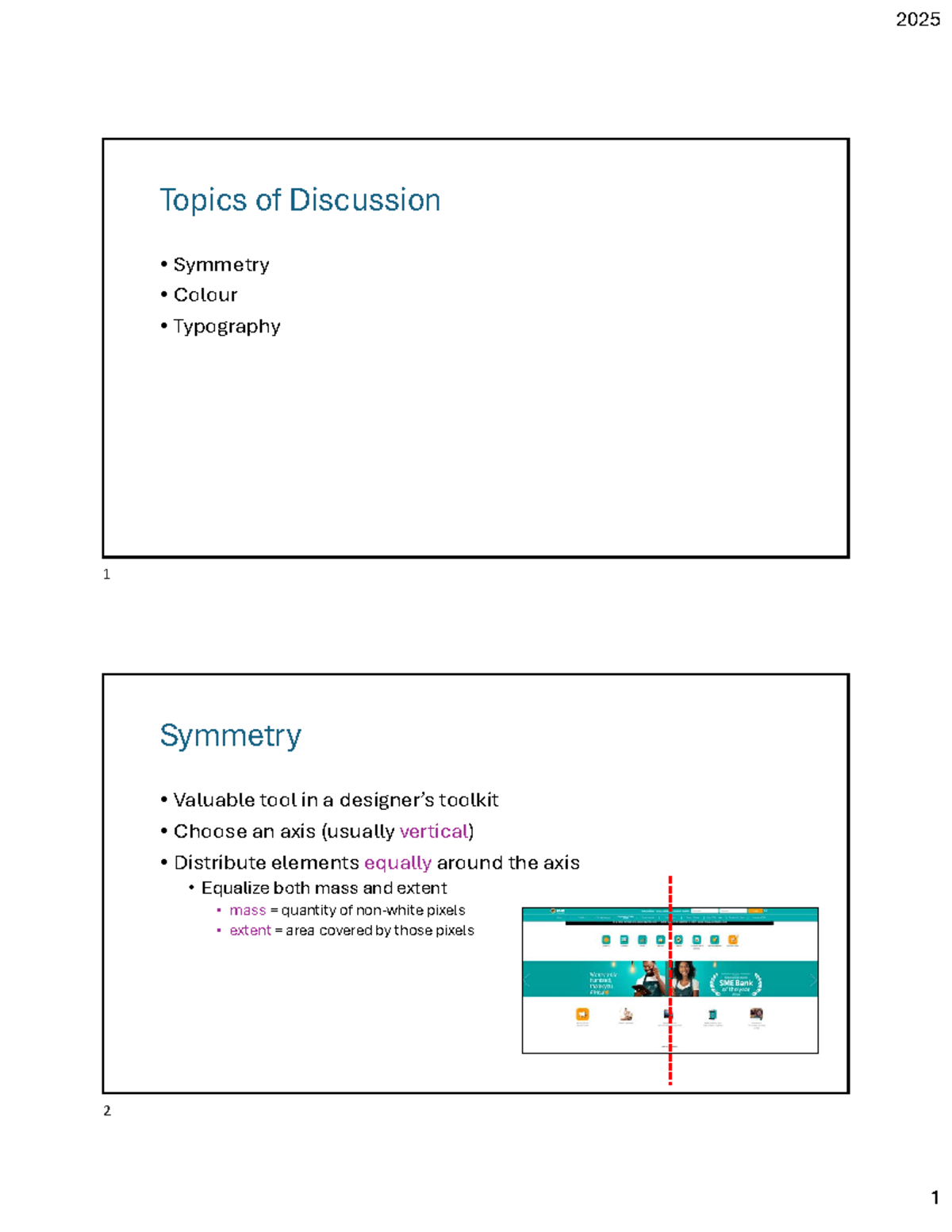 UID Visual Design: Key Principles of Symmetry, Colour, & Typography ...