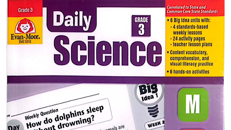 Daily Science EMC 5013: Grade 3 Adaptations and Big Ideas - Studocu