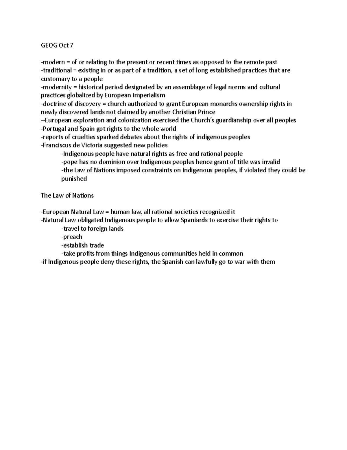 GEOG 2016-10-07 Notes - Geog 121 key points and highlights - GEOG Oct 7 ...