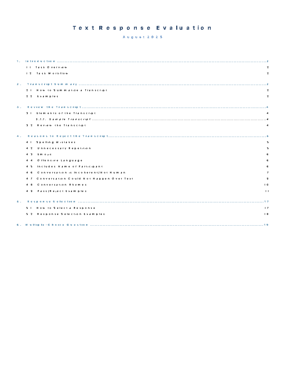 Text Response Evaluation Guide (August 2025) - Studocu