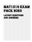 MAT1512 - Unisa - Calculus A - Studocu