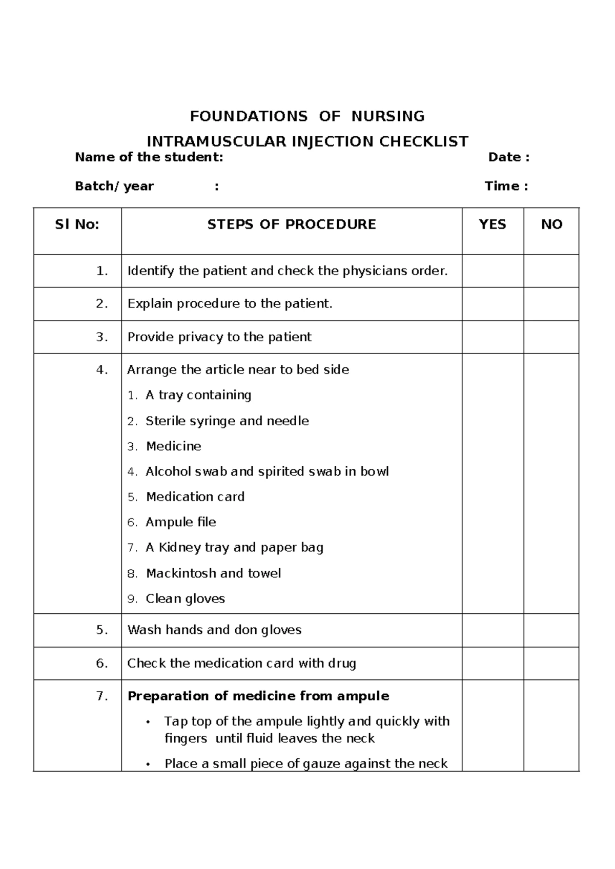 Master Rotation Plan for B.Sc. Nursing & GNM Programs - Studocu