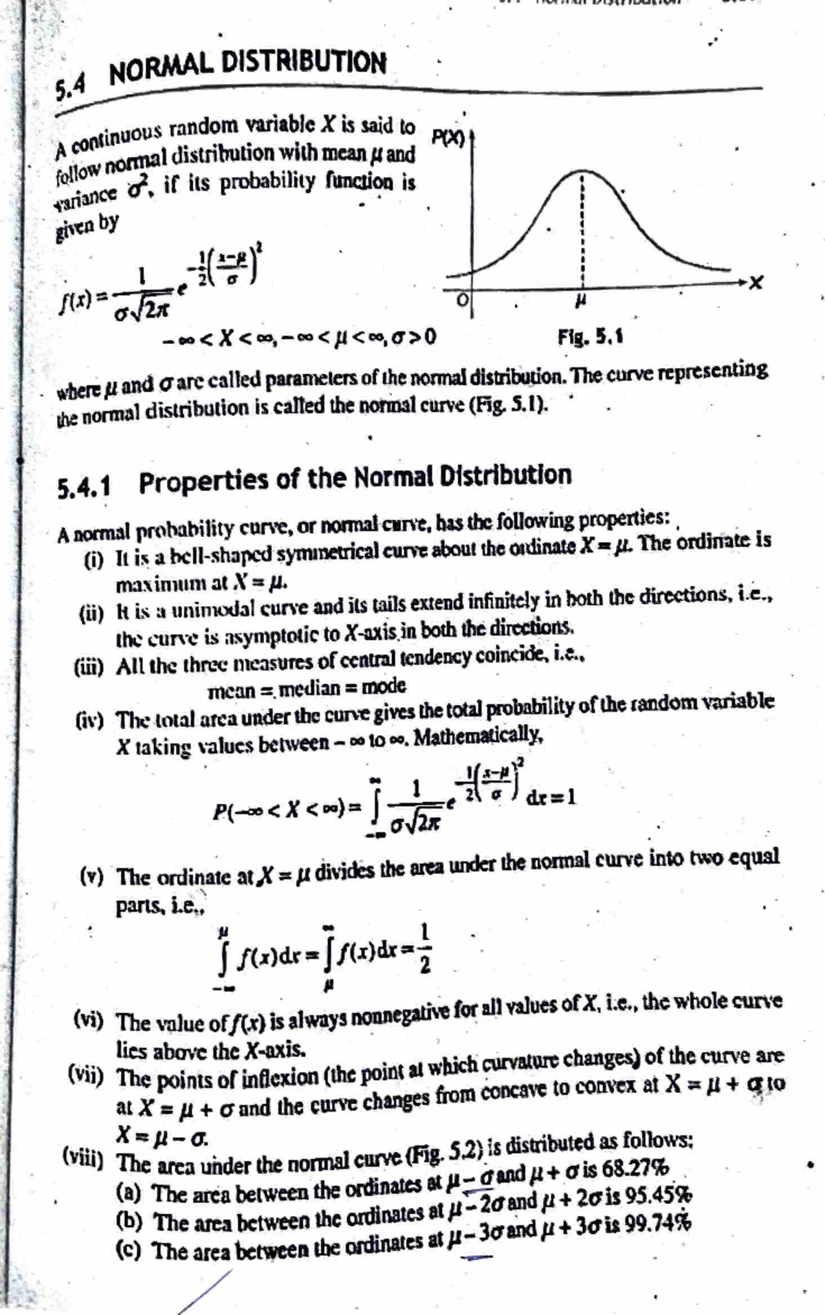 Unit-6 Normal and Exponential Distribution - 5 NORMAL DISTRIBUTION ...