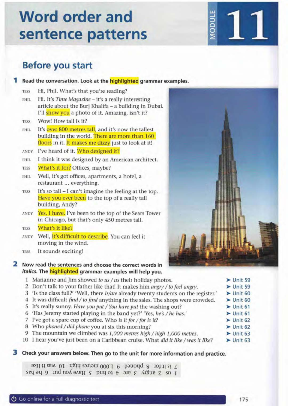 Word Order Study Guide (ENG 101) - Grammar Patterns and Examples - Studocu