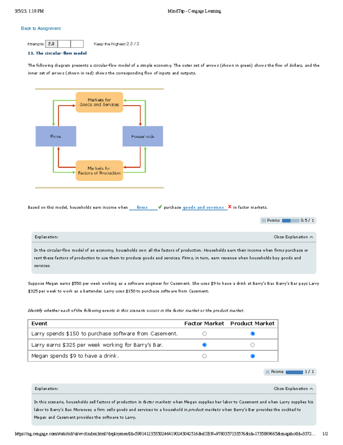 Mod One Quiz Questions on Circular-Flow Model Concepts - Studocu