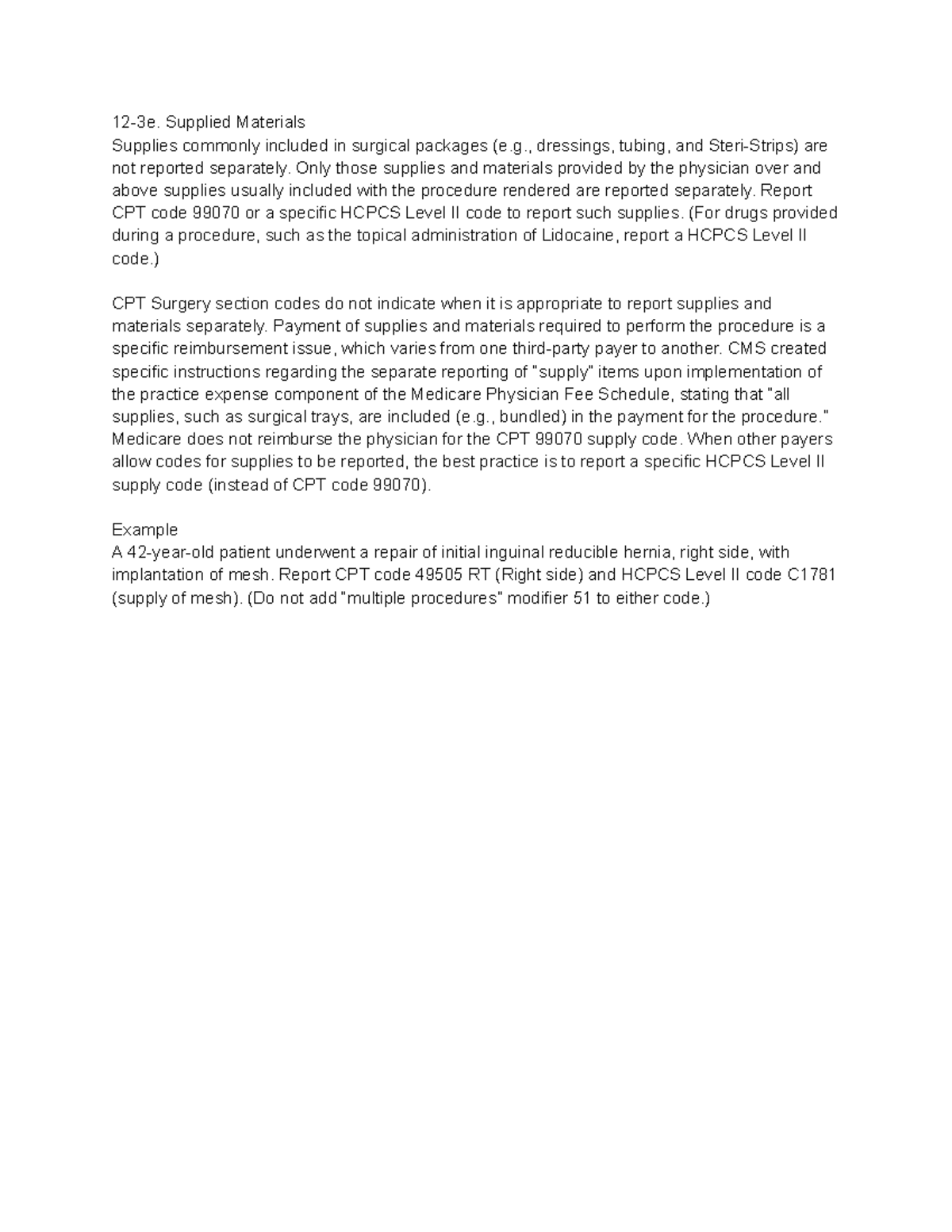 Surgical Supply Reporting Guidelines - CPT & HCPCS Codes Explained ...
