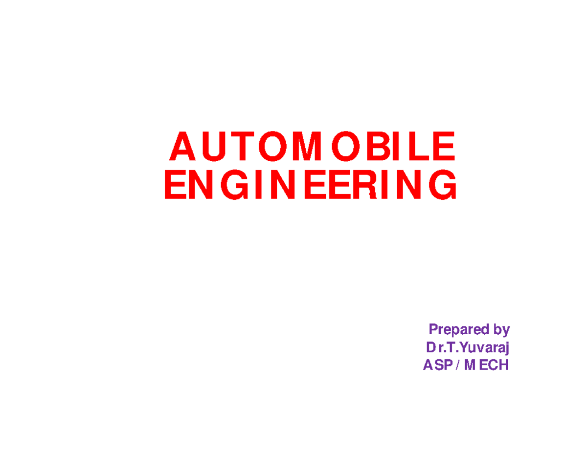 ASP/MECH - Powertrain: Internal Combustion Engine Fundamentals - Studocu