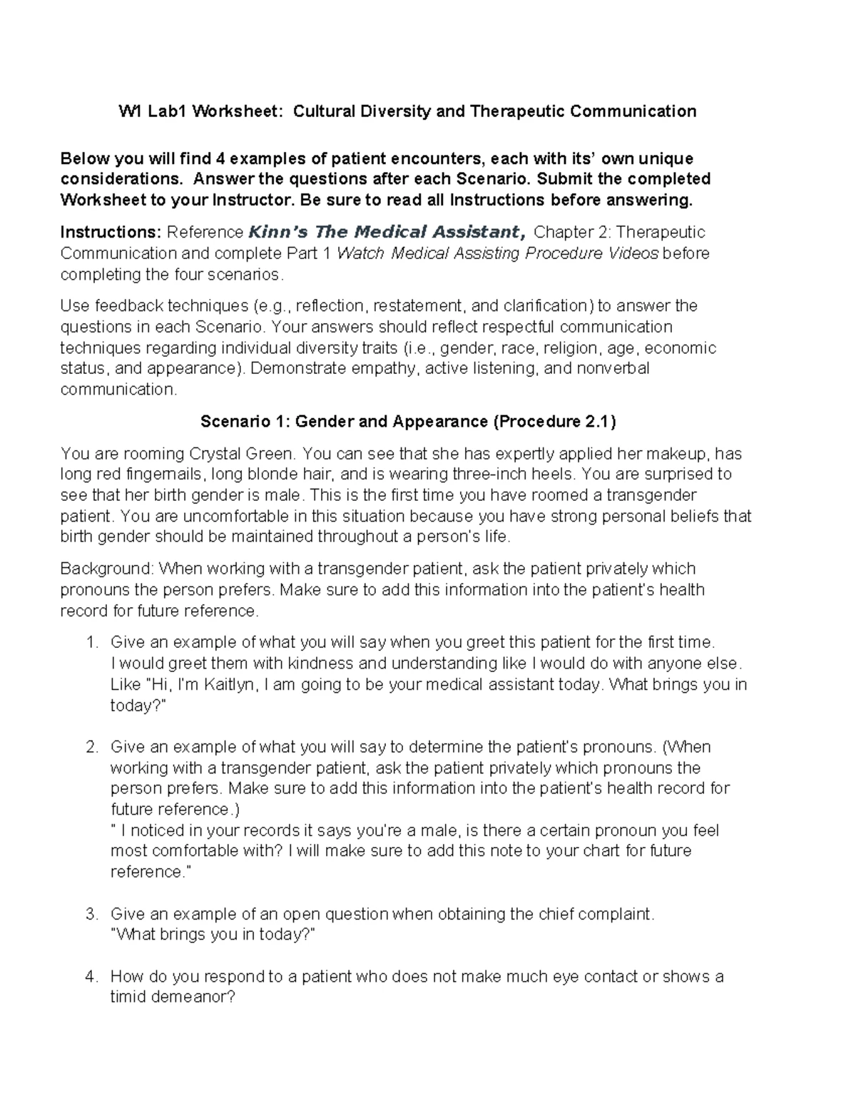 MOA115 Week 5 Assignment Worksheet: Reimbursement Overview - Studocu