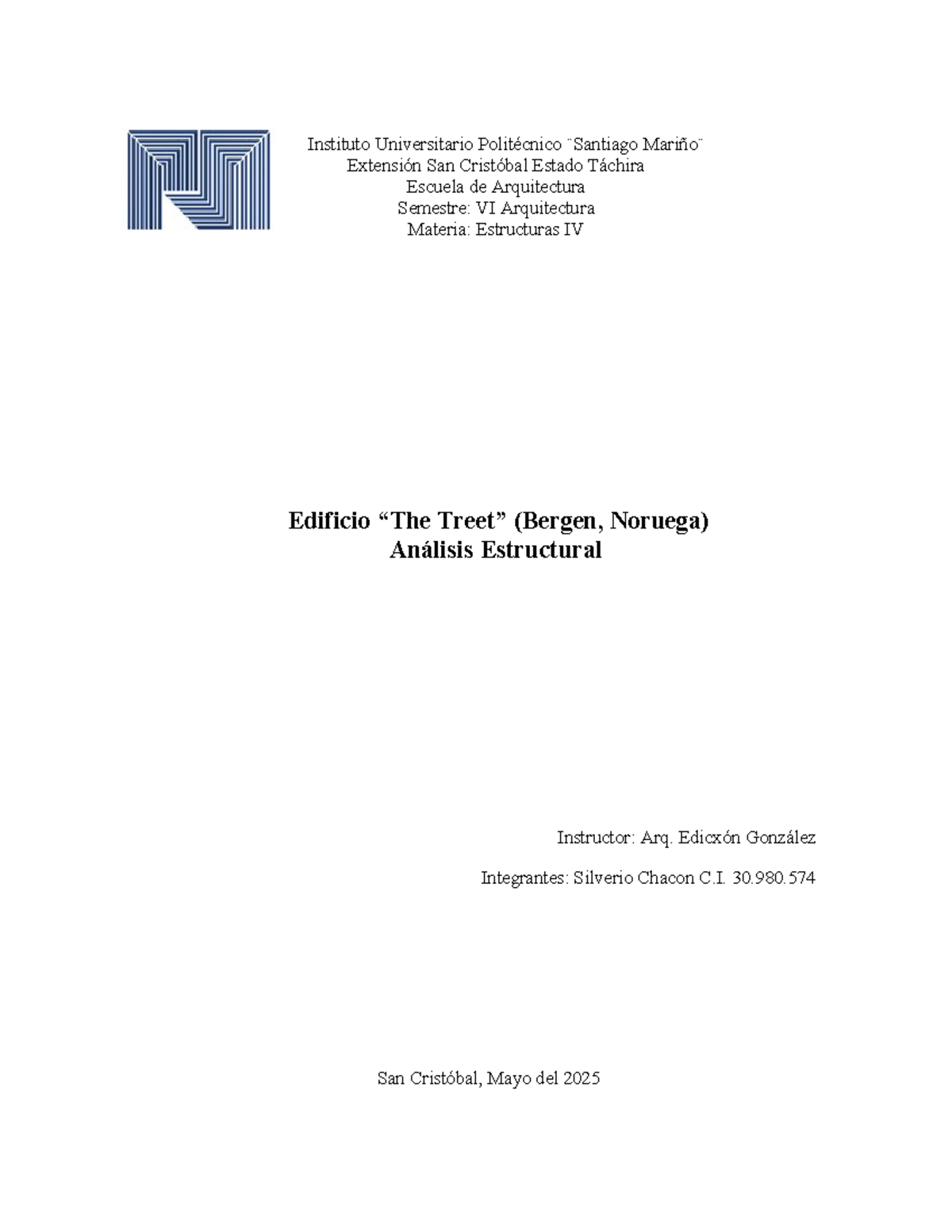 Análisis Estructural del Edificio Treet en Bergen, Noruega ...