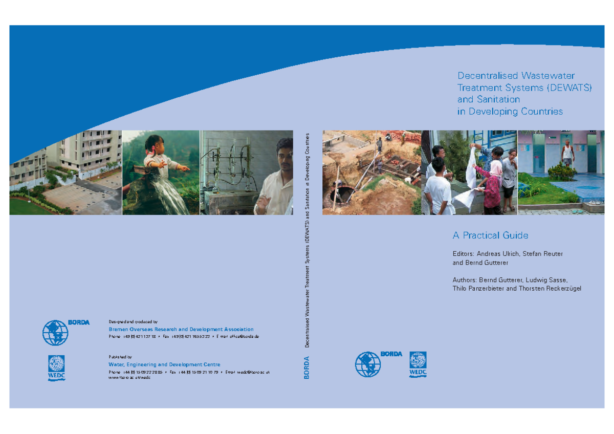 DEWATS Approach: Sustainable Wastewater Treatment in Developing ...