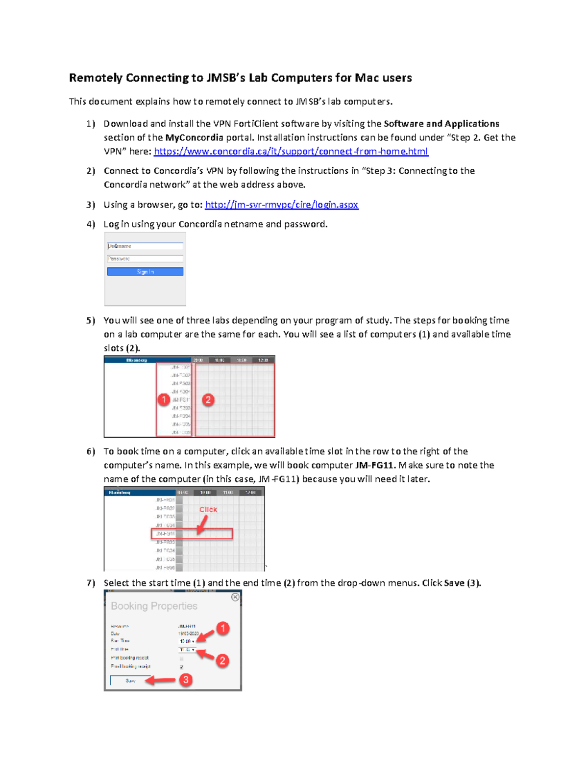 Lab Login Remote Procedure (MAC) for Remote Access to Computers - Studocu