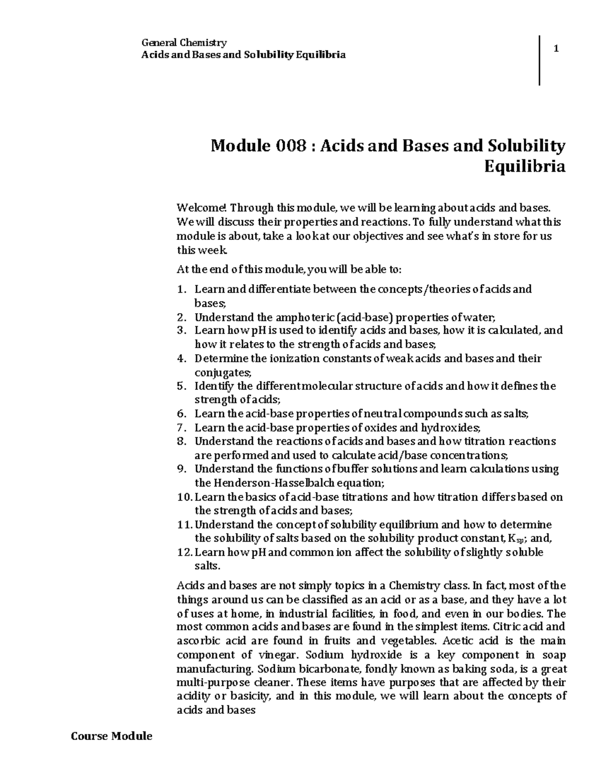 Week010 - Module 8 Acids and Bases and Solubility - General Chemistry ...