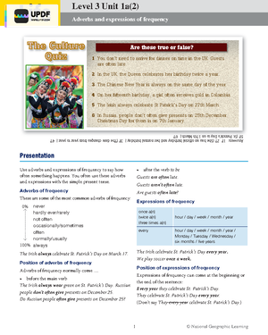 Unit-1-handouts LIFE 3 UNIT 1 Handout 1 - 1 © National Geographic ...