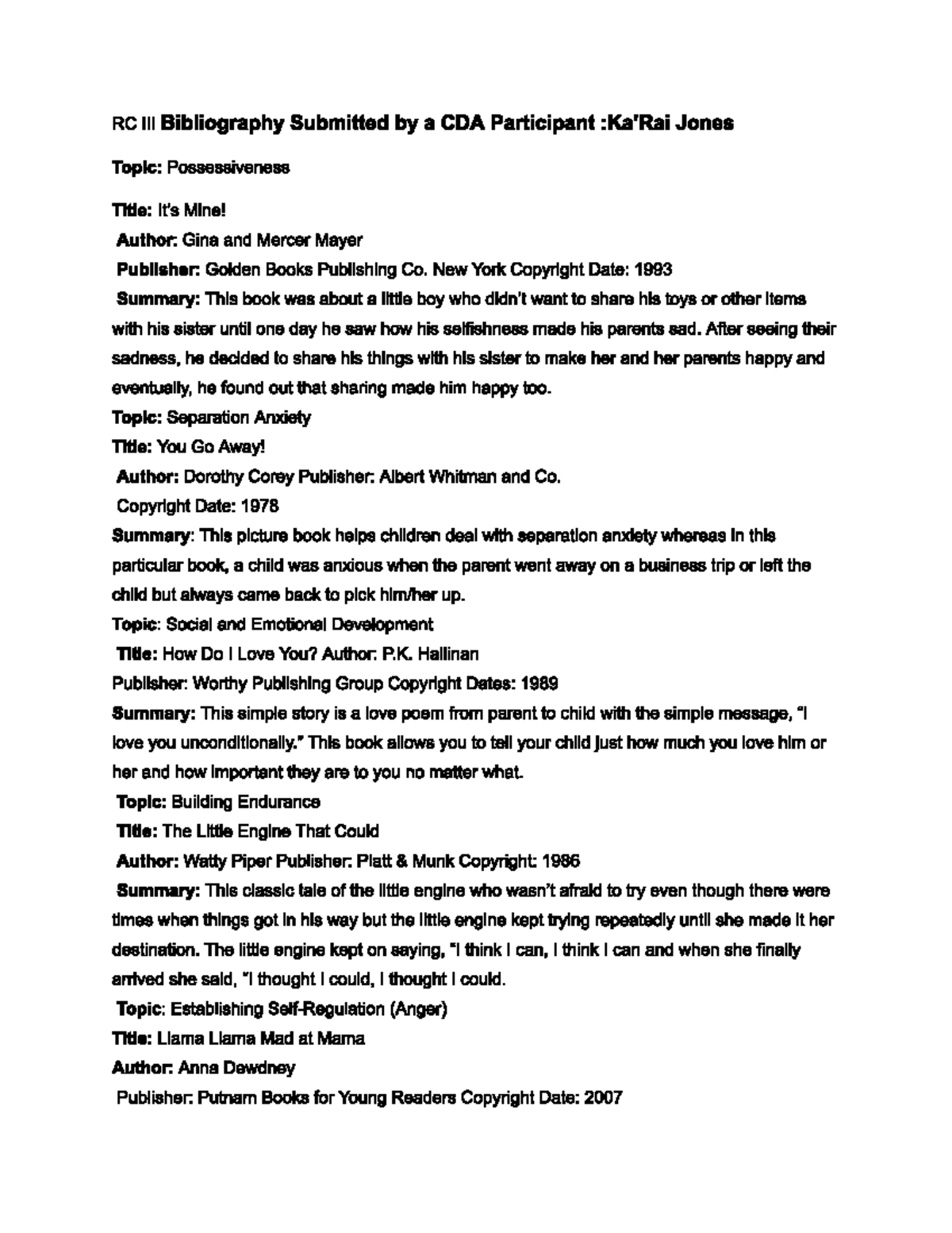 10 Essential CDA Books for Professional Development Portfolio - Studocu