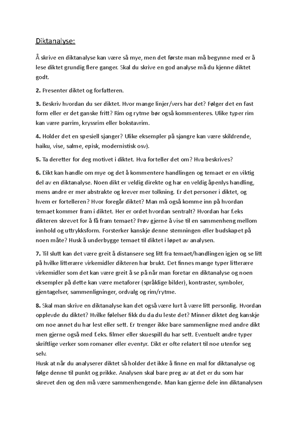 Analyse av Til Forråret - Analyse av Til Foråret Arnold Wergeland var en norsk forfatter, - Studocu