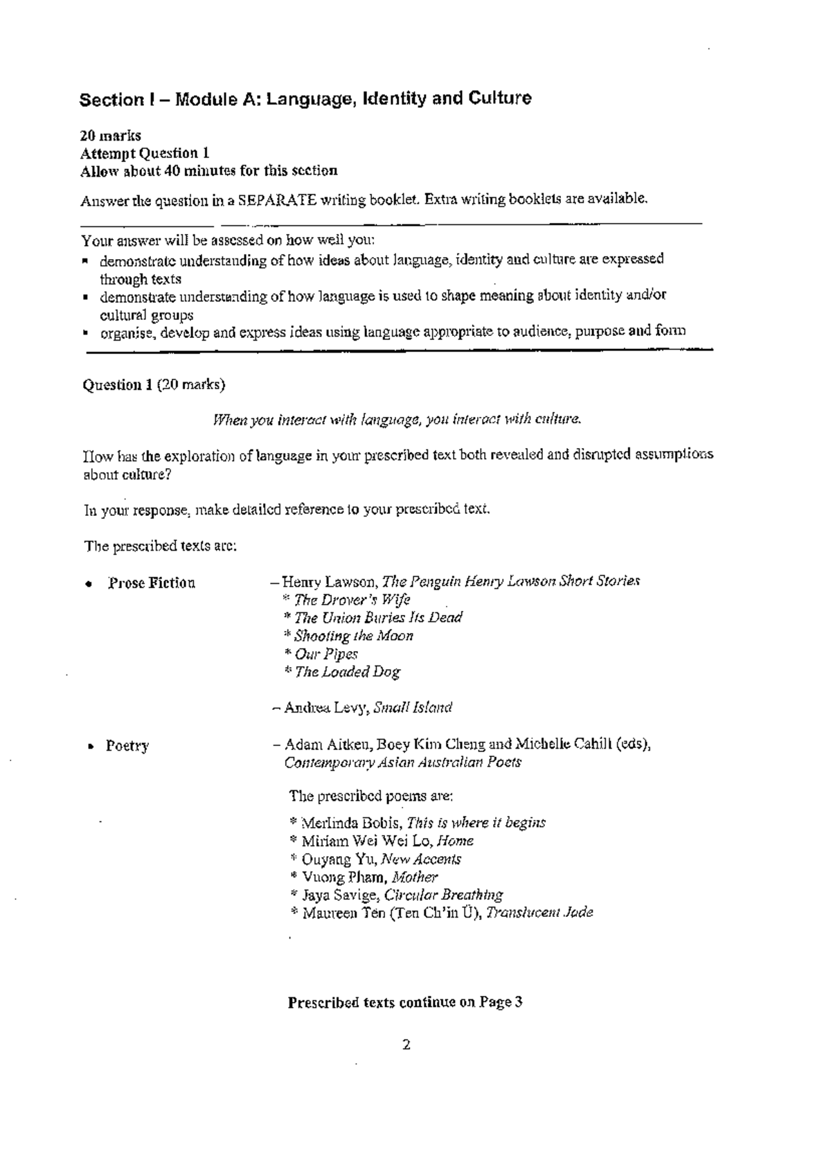 The Castle: Language, Identity & Culture Analysis (Module A) - Studocu