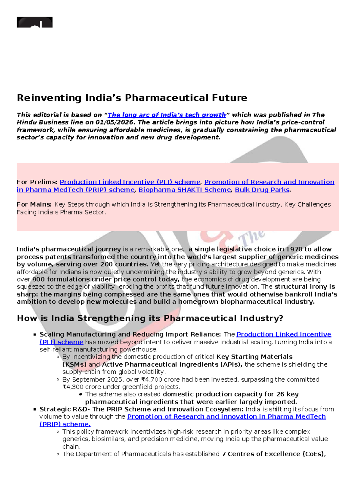 India's Pharmaceutical Future: Challenges and Innovations for Growth ...