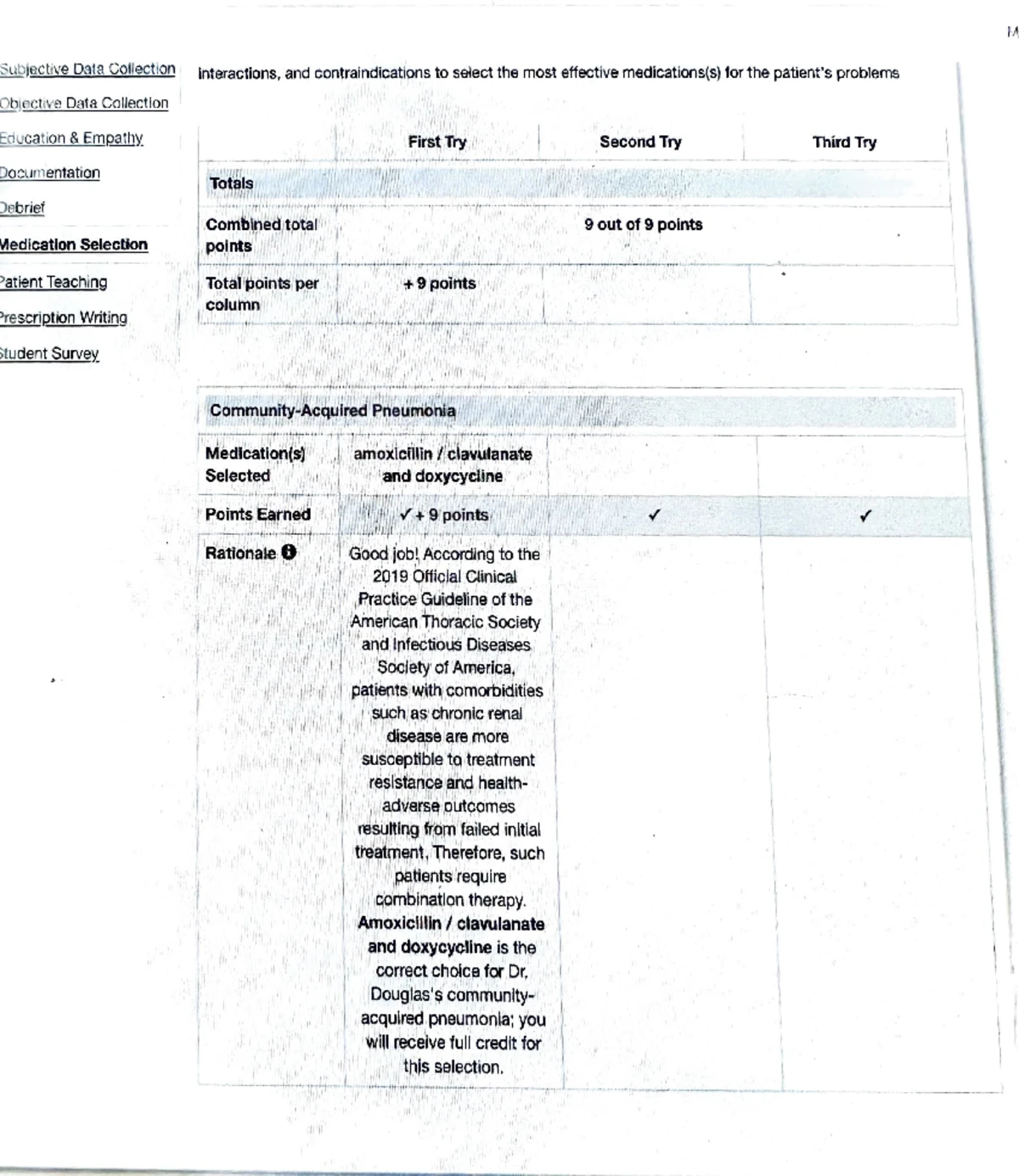 Shadow Health Focused Exam: Community Acquired Pneumonia - Overview ...