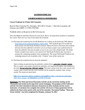 Chapter 5 Notes on Commonly Used CCA Classes and Rates - Studocu