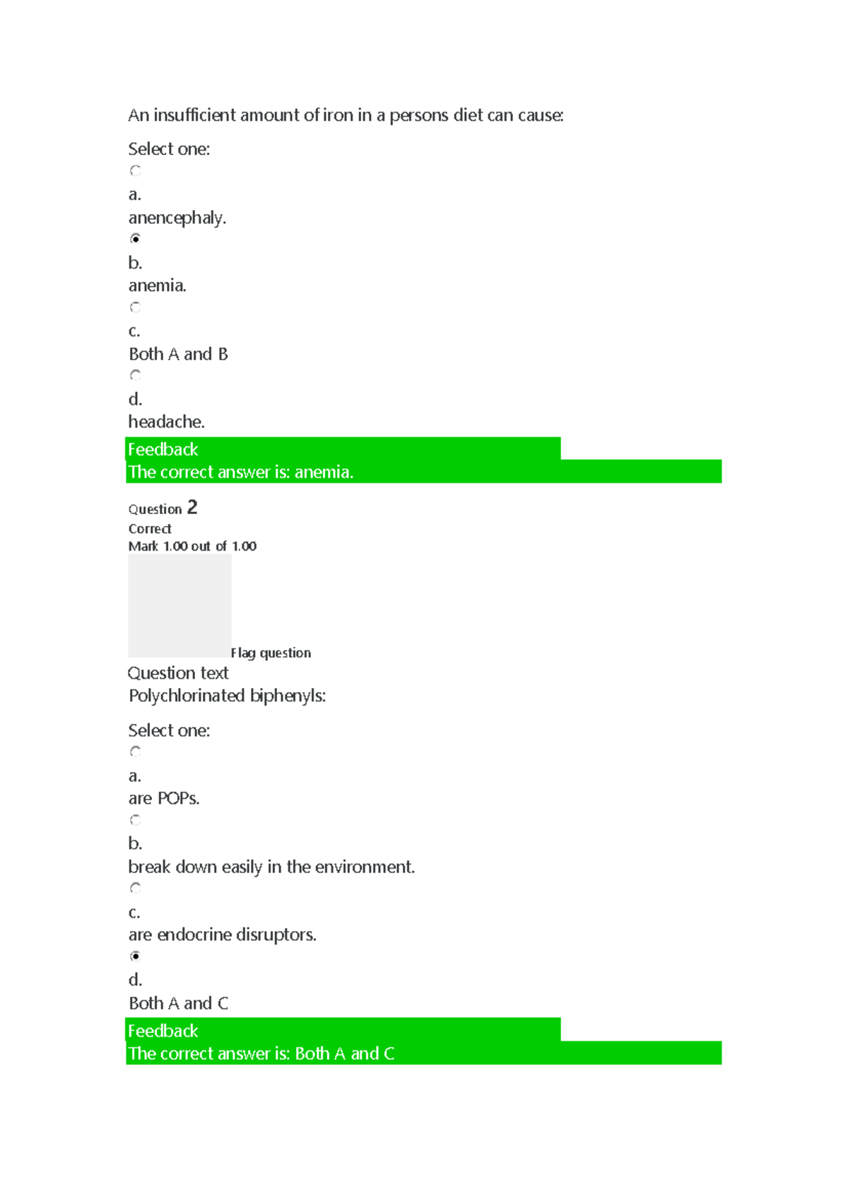 ENVS 1301 - Graded Quiz 7: Key Concepts & Correct Answers - Studocu