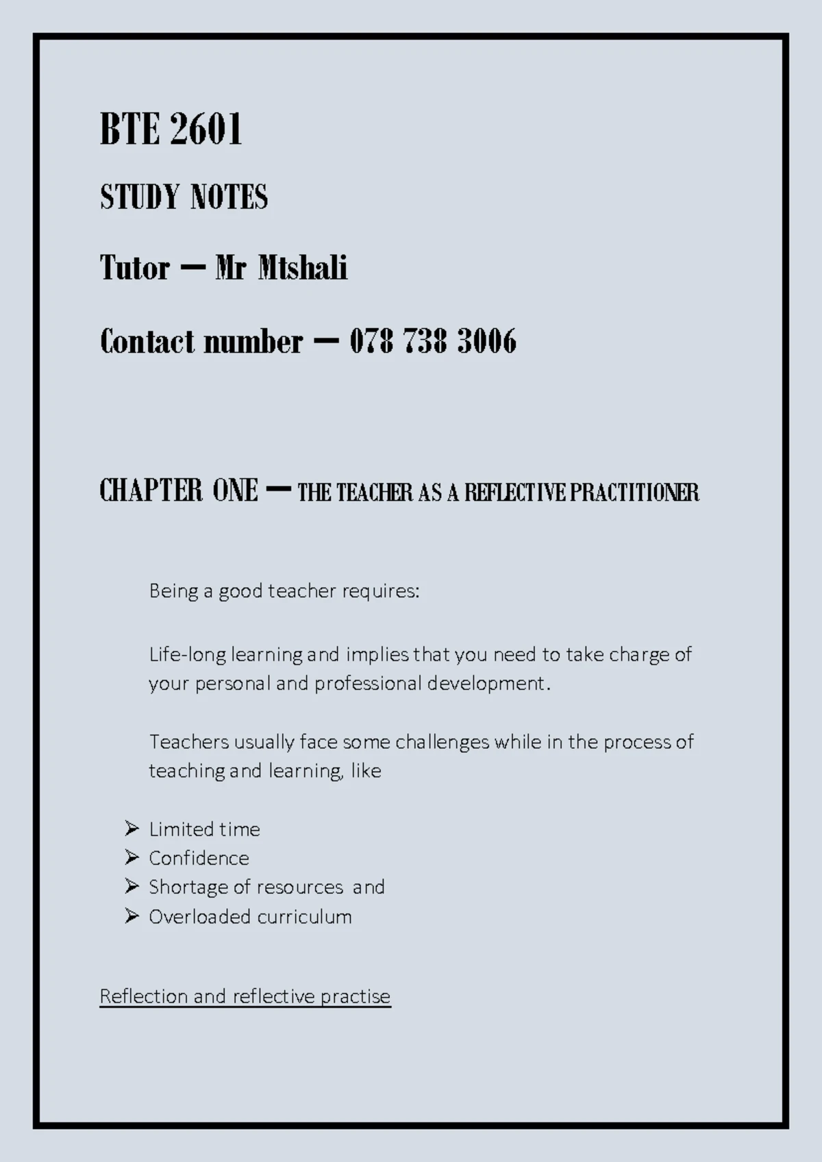 BTE2601 Assignment 2 Answers: Engaging Learners in 2025 - Studocu