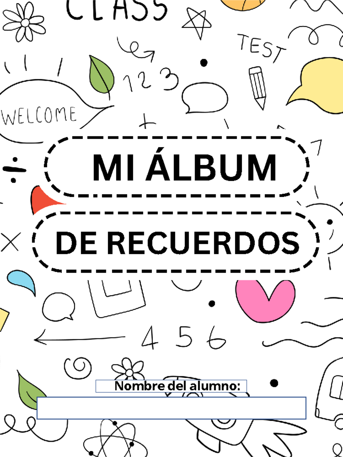 Libro De Recuerdos De Graduación De Secundaria Libro Decorado Para