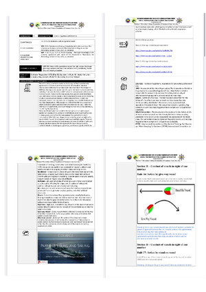COLREGS Overview: History, Definitions, and Key Rules (Module 1) - Studocu